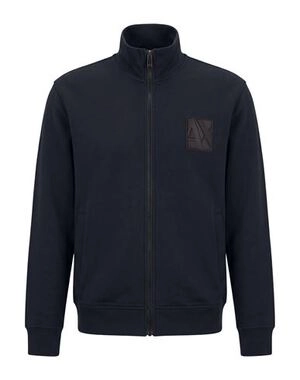 Armani Exchange Midnight Cotton French Terry Sweatshirt