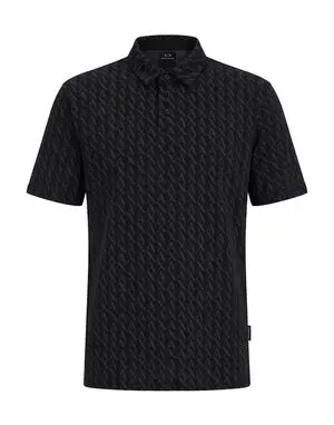 Armani Exchange Polo Shirt Size Cotton - Grey