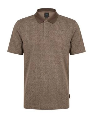 Armani Exchange Polo Shirt Military Size Cotton, Elastane - Green