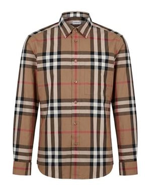 Burberry Shirt Size Cotton - Brown