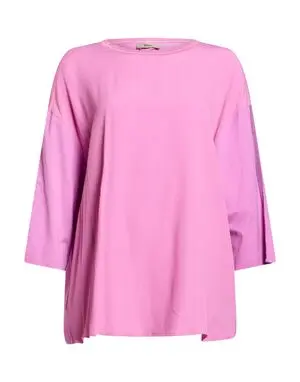 Herno Mauve Cotton T-shirt