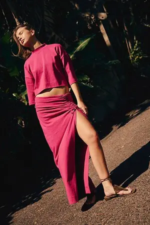Free People Clara Skirt Set - Summer Cherries