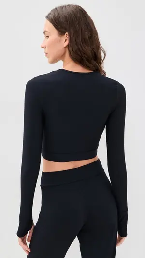 Commando Butter Wrap Top With Thumbholes