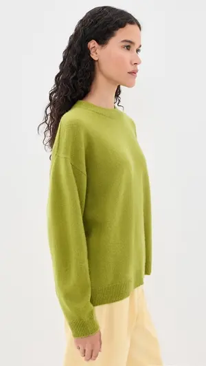 Staud Serrano Cashmere Relaxed Crew Pullover