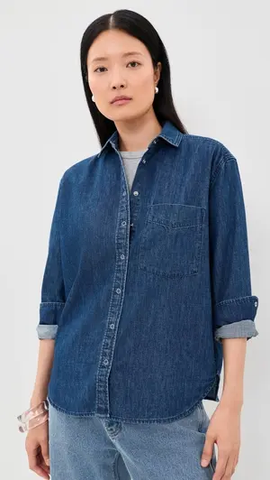 Ayr The Deep End Button Down
