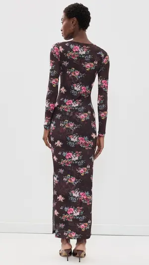 AFRM Phyll Dress Floral Print Maxi Dress