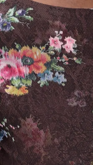 AFRM Phyll Dress Floral Print Maxi Dress