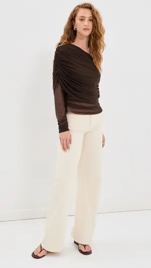 Line & Dot Marceline Asymmetrical Top