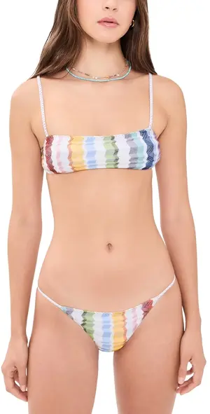Missoni Zigzag Tulle Bikini Set