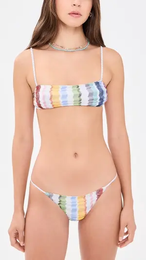 Missoni Zigzag Tulle Bikini Set
