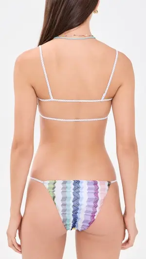 Missoni Zigzag Tulle Bikini Set