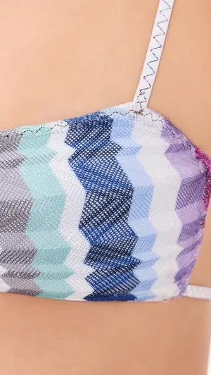 Missoni Zigzag Tulle Bikini Set