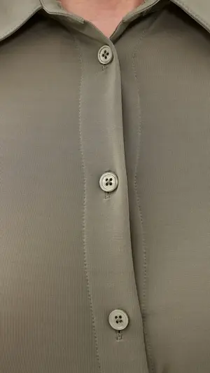 Helmut Lang Twisted Shirt Dress