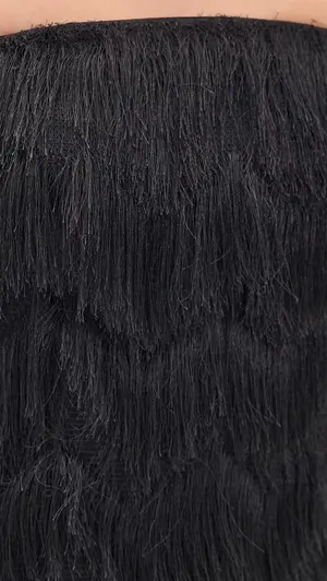 A.emery Beaton Strapless Fringe Top