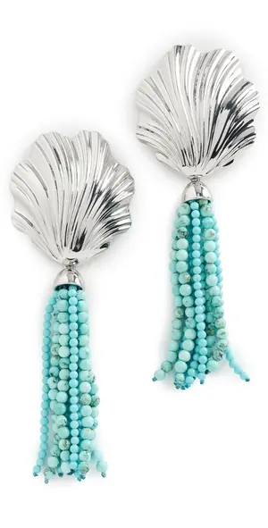 JULIETTA Aria Earrings - Silver/turquoise