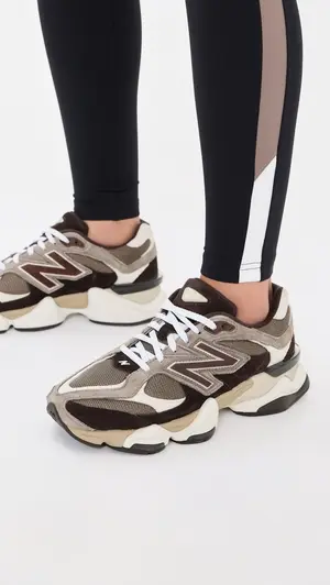 NEW BALANCE 9060 Lifestyle Sneakers - Brown/brown