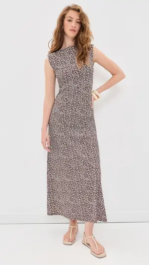 Hill House Home Sloane Maxi Dress - Ditsy Thistle