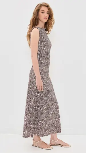 Hill House Home Sloane Maxi Dress - Ditsy Thistle