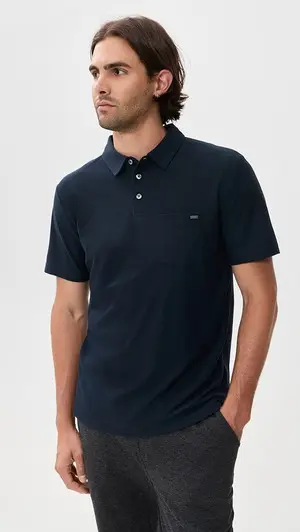 Vuori Ace Polo Top - Ink