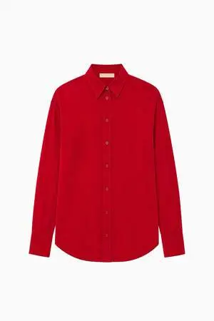Ulla Johnson Lise Long Sleeve Silk Blouse