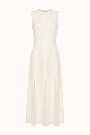 Ulla Johnson Laure Sleeveless Midi Dress - Pearled Ivory