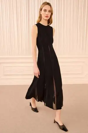 Ulla Johnson Laure Sleeveless Midi Dress - Noir