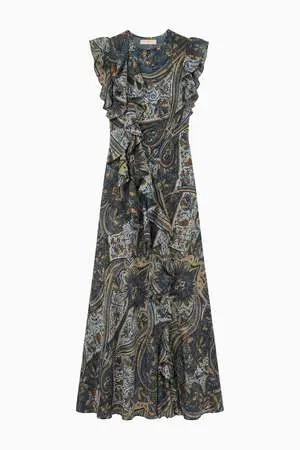 Ulla Johnson Ameline Sleeveless Silk Dress