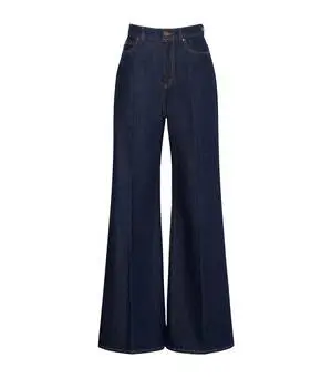 Max Mara Flared Jeans - Navy