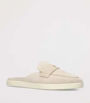 Tory Burch Suede Ballet Sport Mules