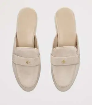 Tory Burch Suede Ballet Sport Mules