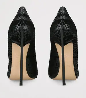 Casadei Snake-effect Blade Kitana Heels 120