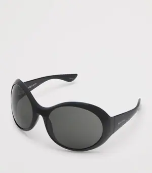 Alexander McQueen Round Kate Sunglasses