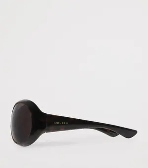 Alexander McQueen Round Kate Sunglasses