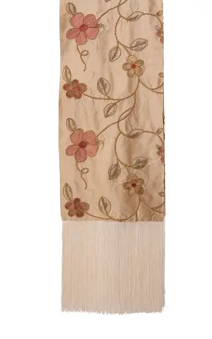 MÉLISSE The Summer Shawl In Embroidered Silk