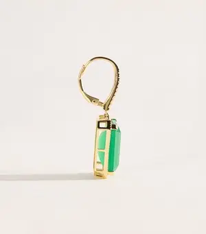 Shay Yellow Diamond And Onyx Drop Earrings