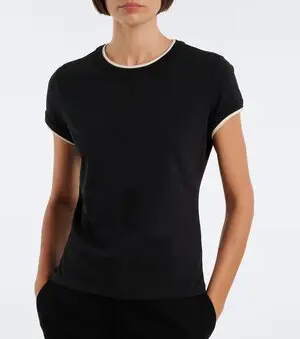Veronica Beard Devin Cotton-blend T-shirt