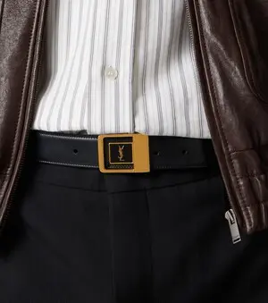 Saint Laurent Leather Belt