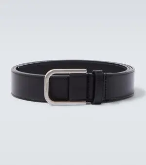 Saint Laurent Leather Belt - Black