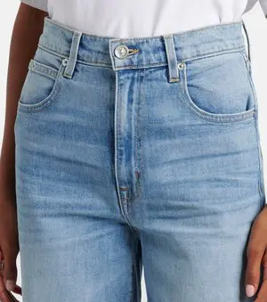 SLVRLAKE London Cropped High-rise Straight Jeans