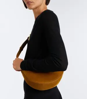 JOSEPH Suede Shoulder Bag - Brown