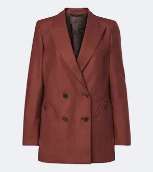 BLAZÉ MILANO Patea Everyday Wool And Cashmere Blazer - Orange
