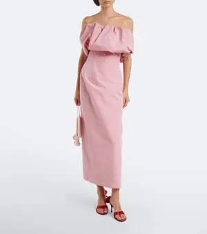 Magda Butrym Cotton And Silk Corset Dress
