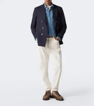 Eleventy Denim Western Shirt