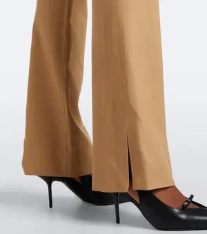 Veronica Beard Corbette Twill Flared Pants