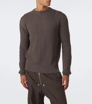 Rick Owens Ribbed-knit Virgin Wool Sweater