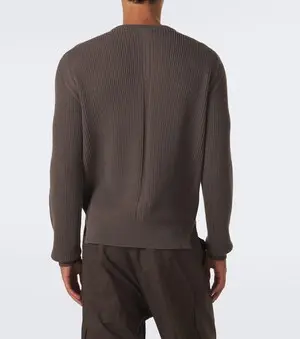 Rick Owens Ribbed-knit Virgin Wool Sweater
