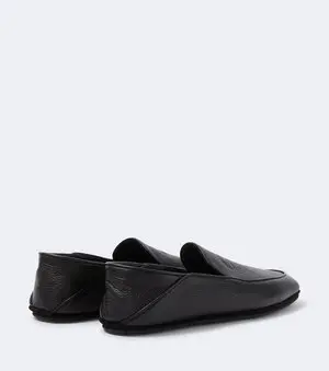 John Lobb Kingston Ii Leather Slip-on Shoes