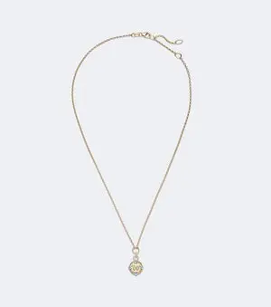 FOUNDRAE Butterfly 18kt Pendant Necklace With Diamonds And Topaz - Gold