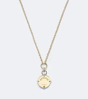 FOUNDRAE Reverie 18kt Yellow Diamond And Topaz Pendant Necklace