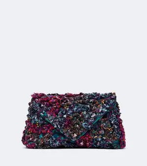 Dries Van Noten Embellished Embroidered Clutch - Multicoloured